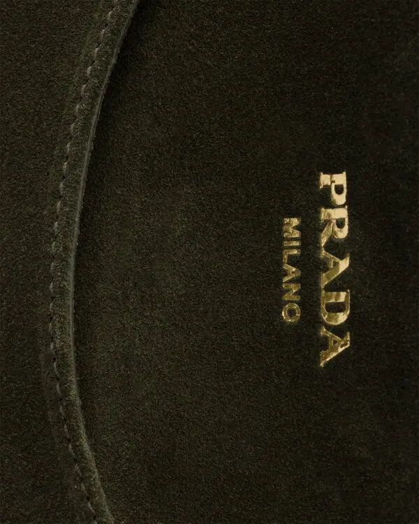 Prada Carry Mini Suede Handbag