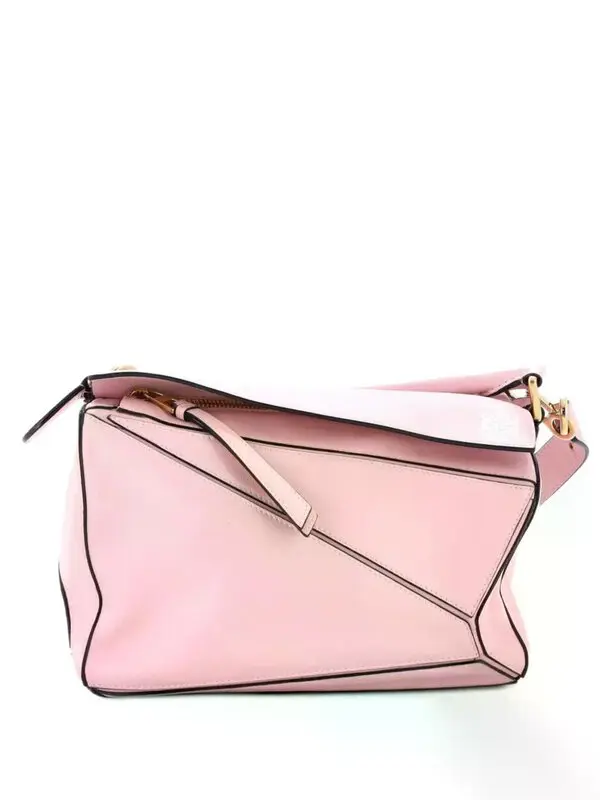 Loewe Leather Satchel Bag - Pink
