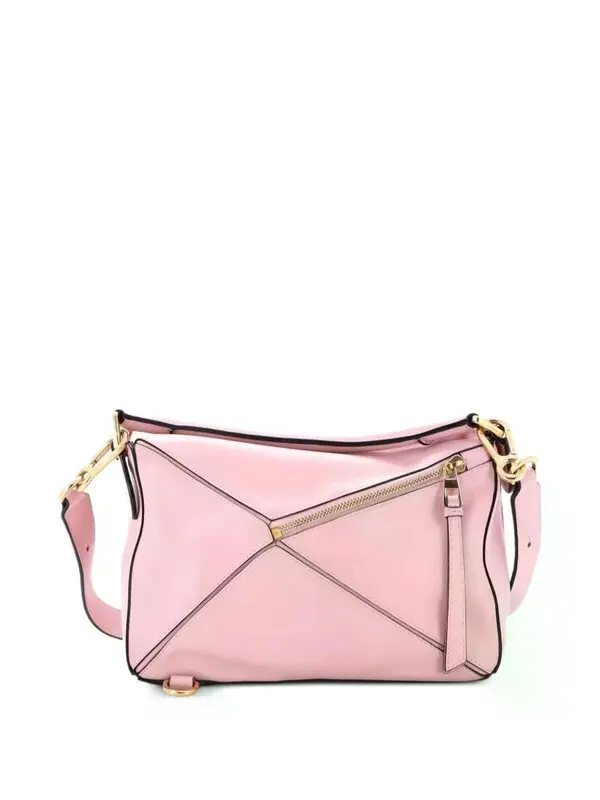 Loewe Leather Satchel Bag - Pink