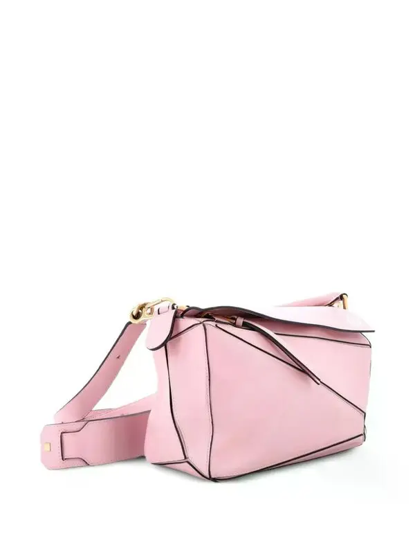 Loewe Leather Satchel Bag - Pink