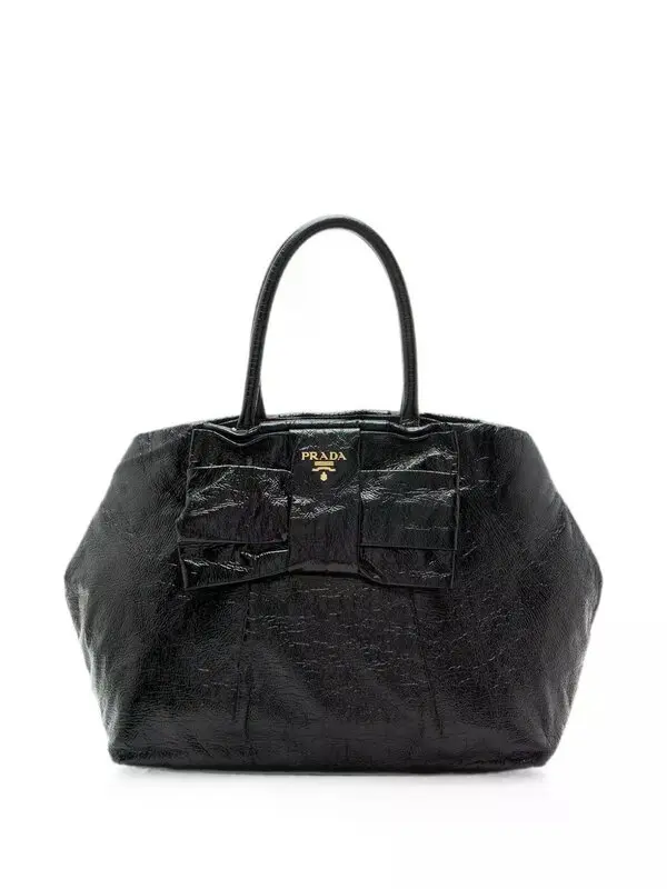 Prada Nappa Fiocco Bow Tote Bag