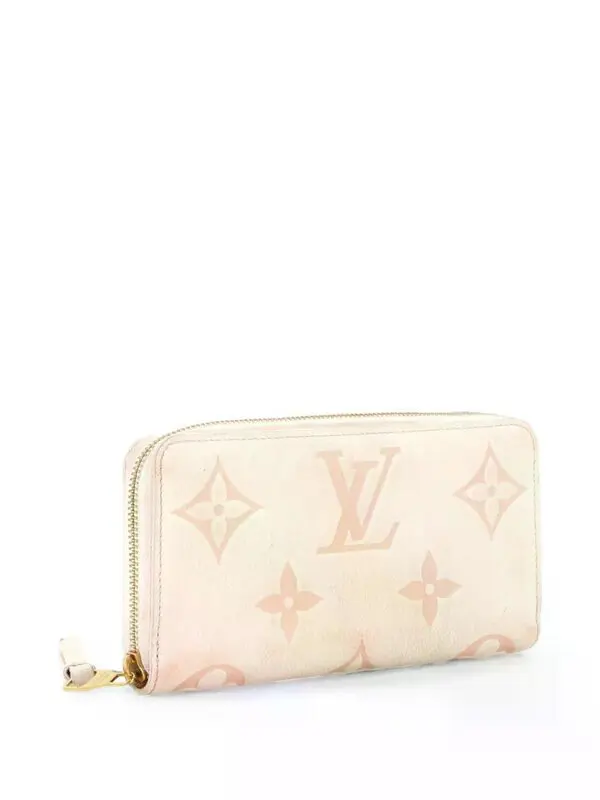 LOUIS VUITTON Zippy Wallet Bicolor Monogram Empreinte Giant Small Wallets