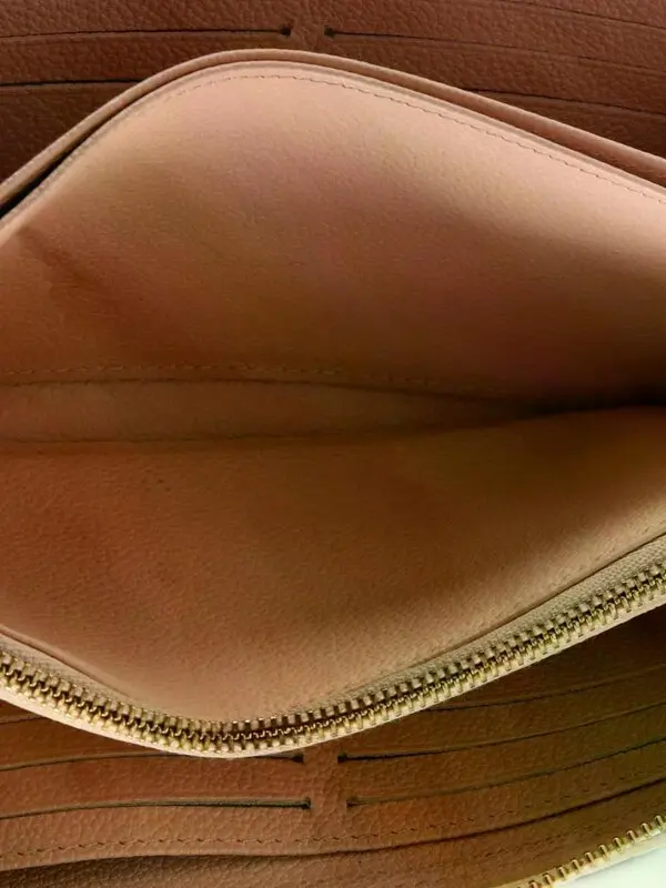 LOUIS VUITTON Zippy Wallet Bicolor Monogram Empreinte Giant Small Wallets