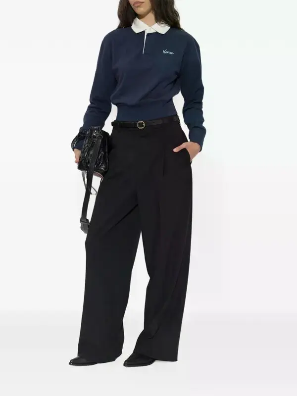 Kenzo Varsity Embroidered-logo Polo Shirt