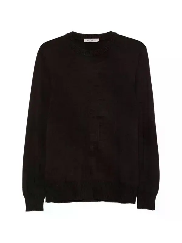 FILERIA Ribbed-trim Sweater - Brown