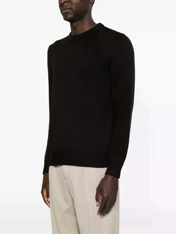 FILERIA Ribbed-trim Crew Neck Sweater
