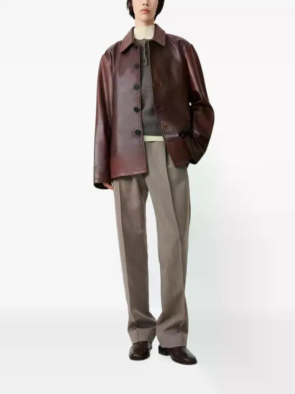 Studio Nicholson Landau Leather Jacket