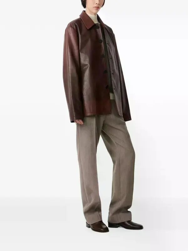 Studio Nicholson Landau Leather Jacket
