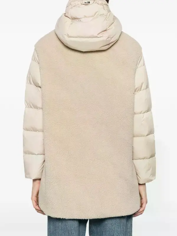 Herno Hooded Panelled Coat