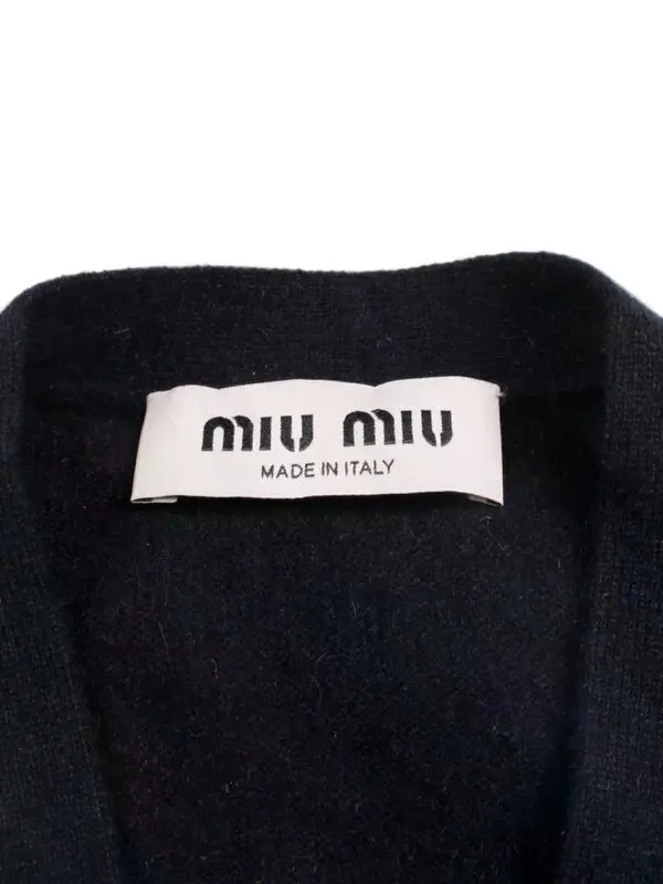 Miu Miu 2010s Side-open Cashmere Waistcoat