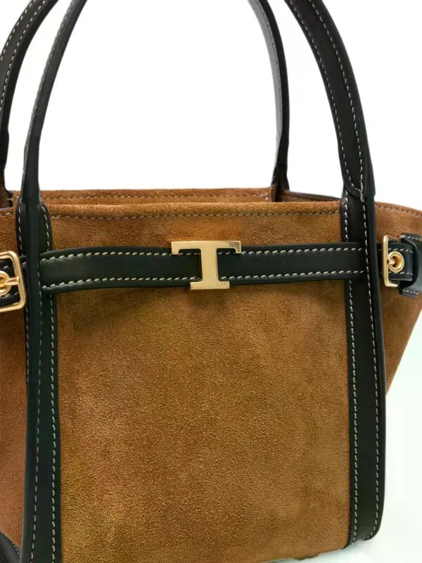 TOD'S Suede Tote Bag - Brown