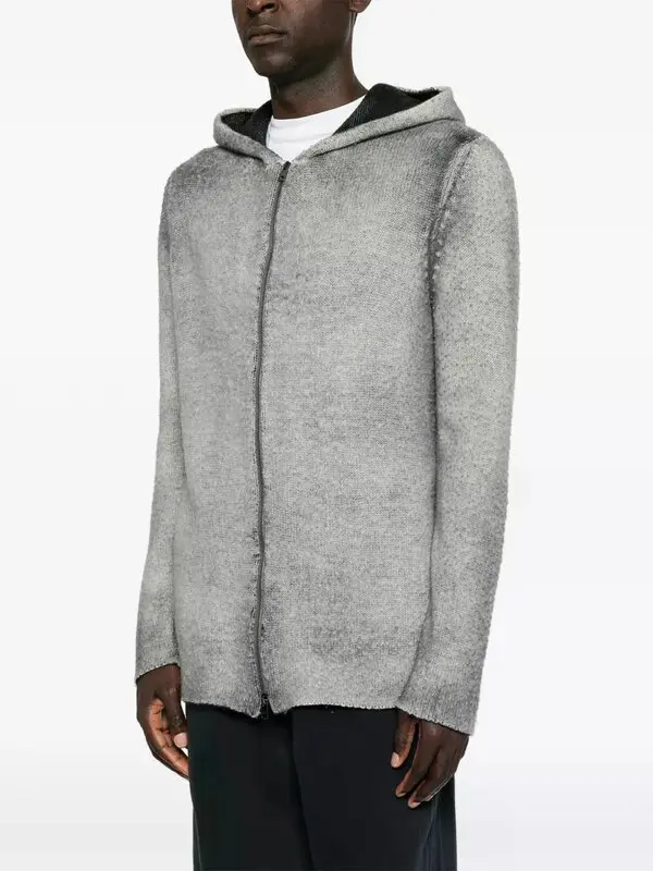 Avant Toi Knitted Zip-up Hoodie