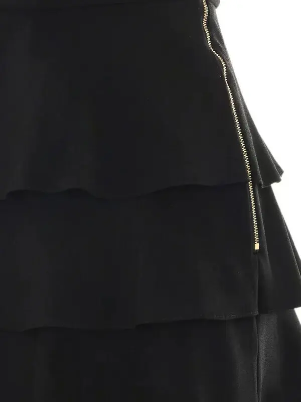 Elisabetta Franchi Belted Tiered Dress