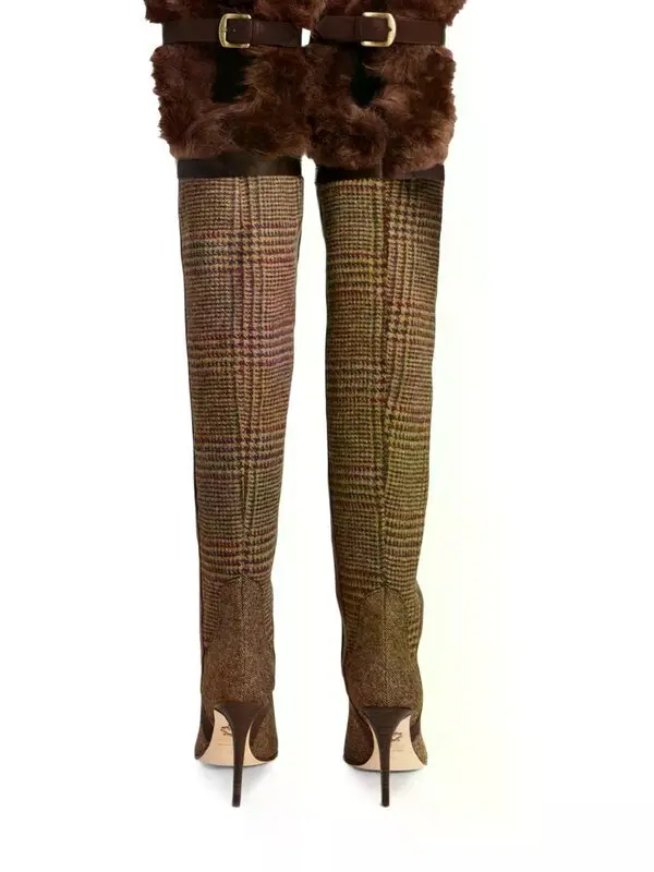 Dsquared2 Classic Check Heeled Boots