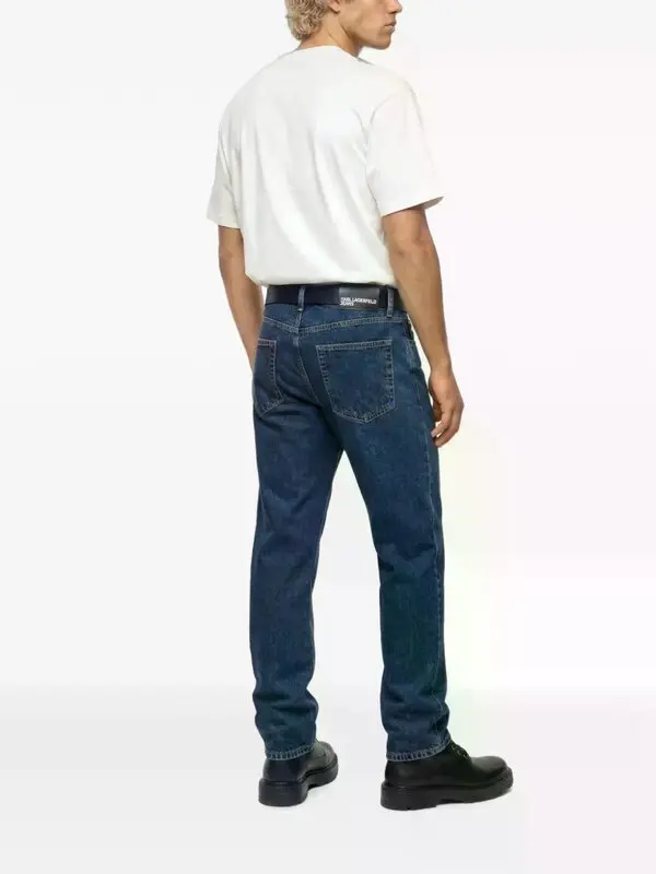 Karl Lagerfeld Straight Logo Jeans