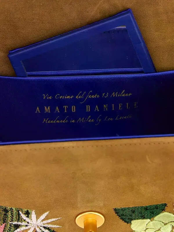AMATO DANIELE Queen Mid Spinoza Clutch Bag