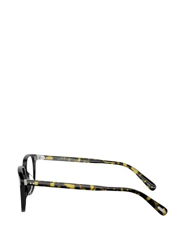 Oliver Spencer Square Frame Eyeglasses With Tortoiseshell Detail