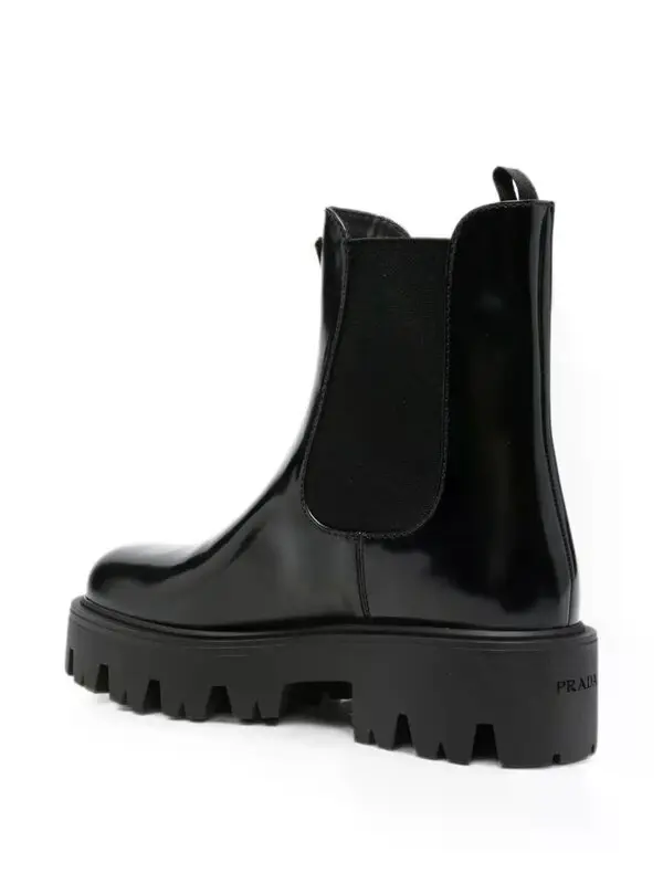 Prada Logo-plaque Chelsea Boots