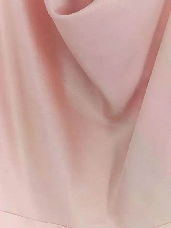 ACTUALEE Satin-finish Cowl-neck Maxi Dress