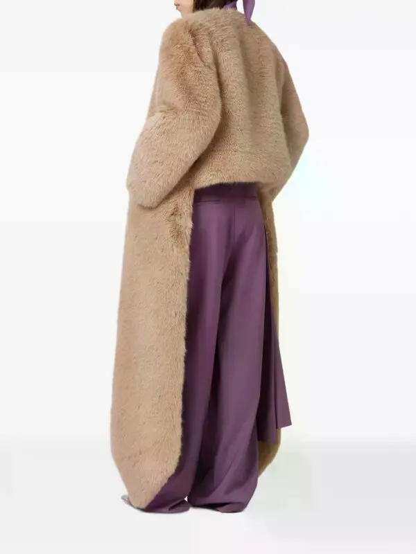 Giuseppe Di Morabito Faux Fur Long Coat