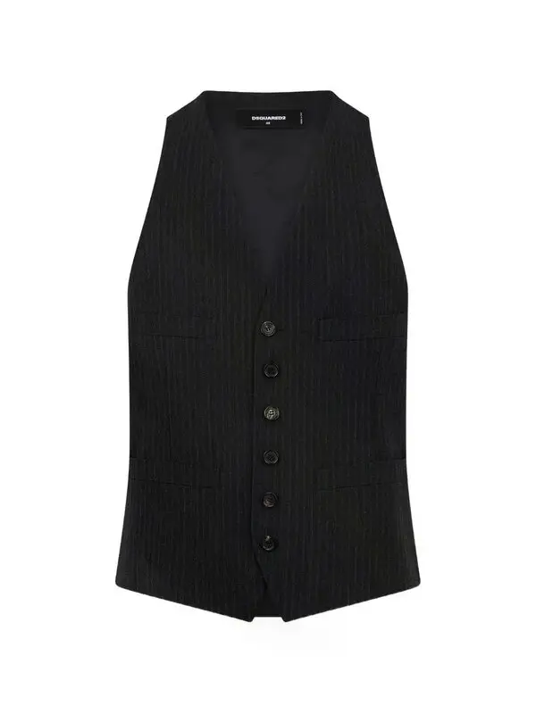 Dsquared2 Pinstripe Vest