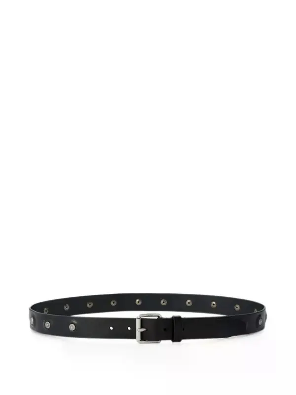 LEMAIRE Marguerite Belt In Vegetable-tanned Leather - Black