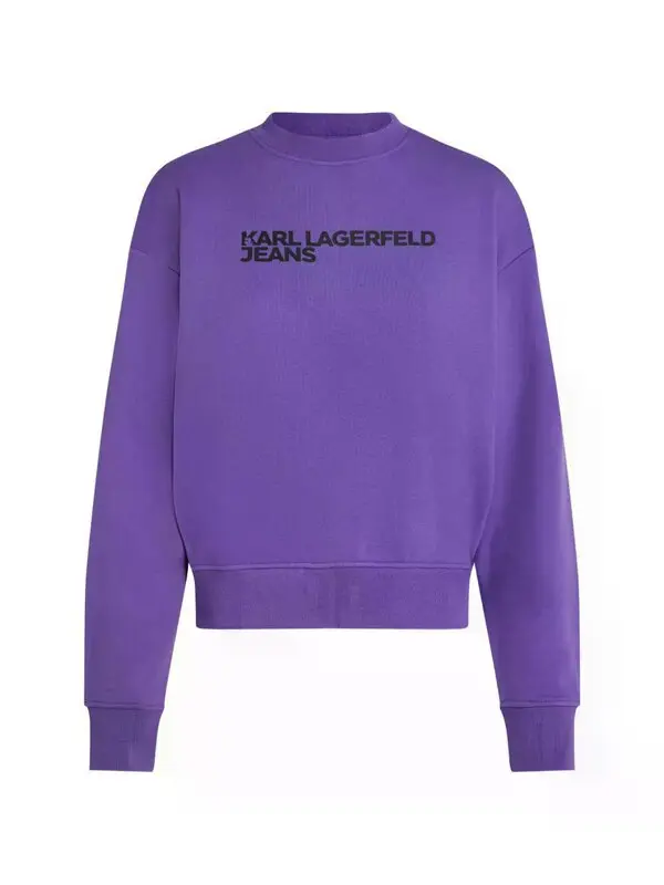 Karl Lagerfeld Logo Sweatshirt - Purple