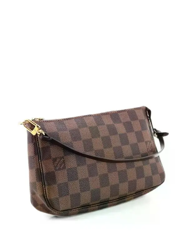 LOUIS VUITTON Pochette Accessoires Damier Clutch Bag - Brown