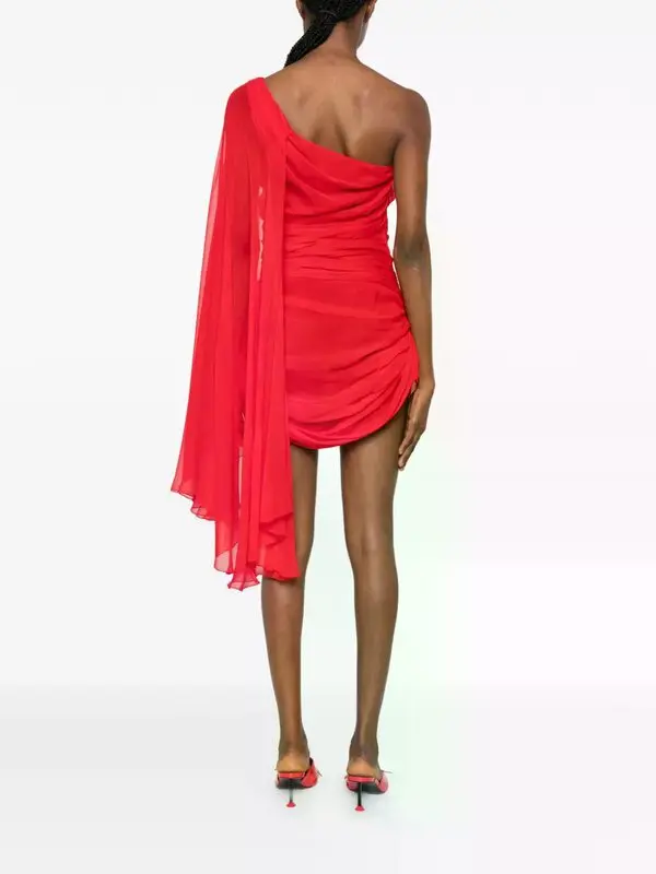 Giuseppe Di Morabito One-shoulder Draped Mini Dress
