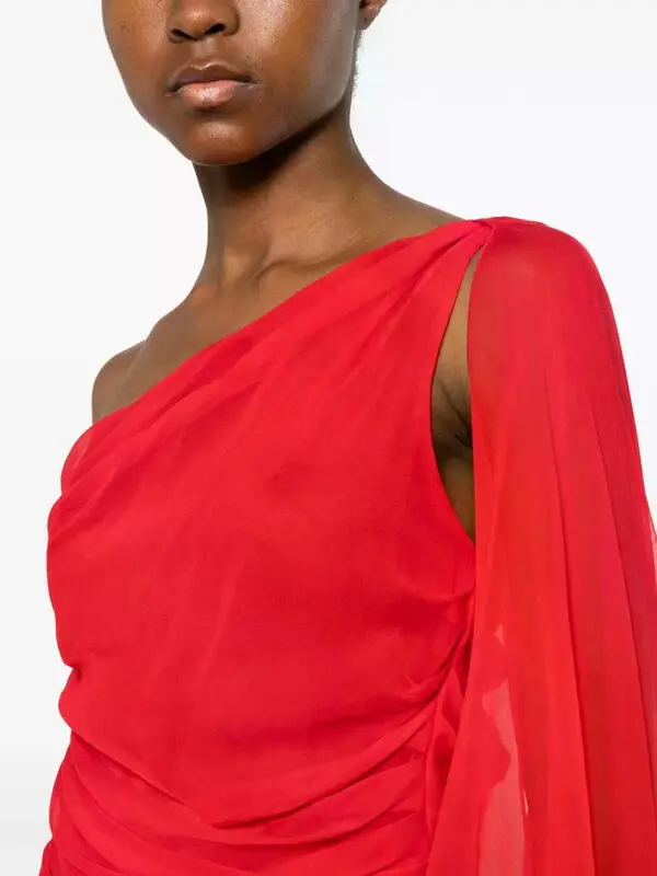 Giuseppe Di Morabito One-shoulder Draped Mini Dress