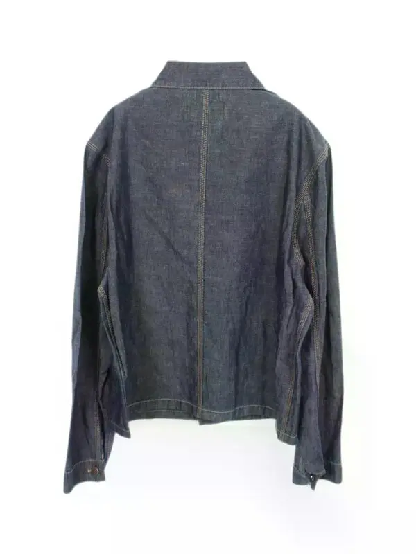 Prada Chambray Blouson Denim Jacket