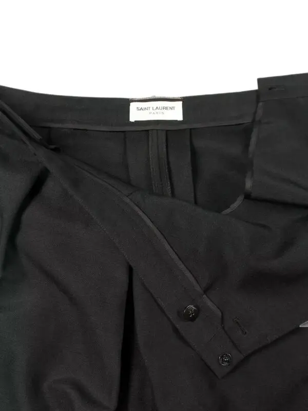 Saint Laurent 2020s Pleated Elasticated-cuff Trousers