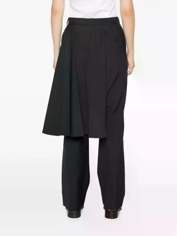 Sacai Pleated-overlay Trousers