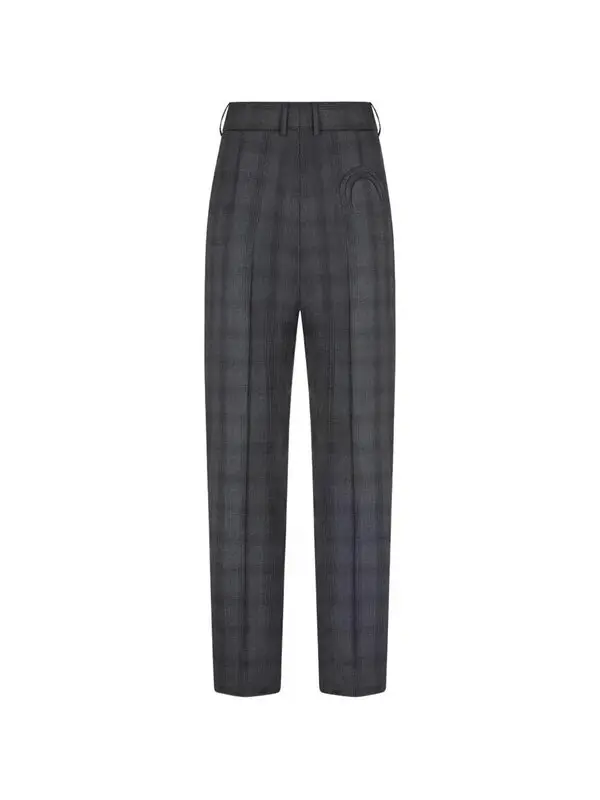 BLAZÉ MILANO Bravado Checked Wool Trousers