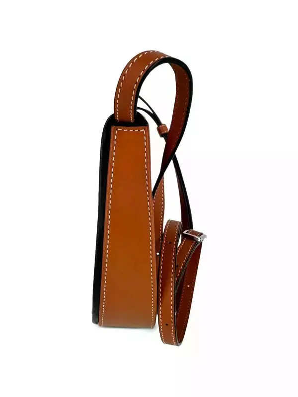 Loewe Heel Small Leather Pouch With Embossed Anagram Logo
