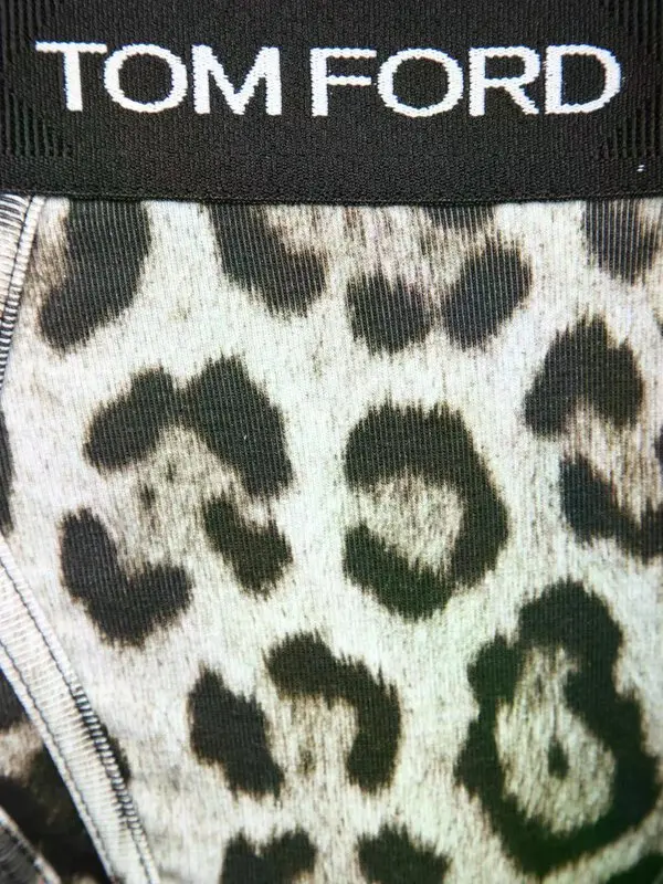 TOM FORD Leopard-print Slip Briefs