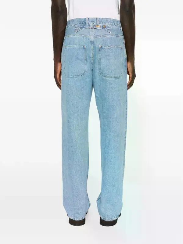 Thom Browne Five-pocket Buckle-strap Jeans