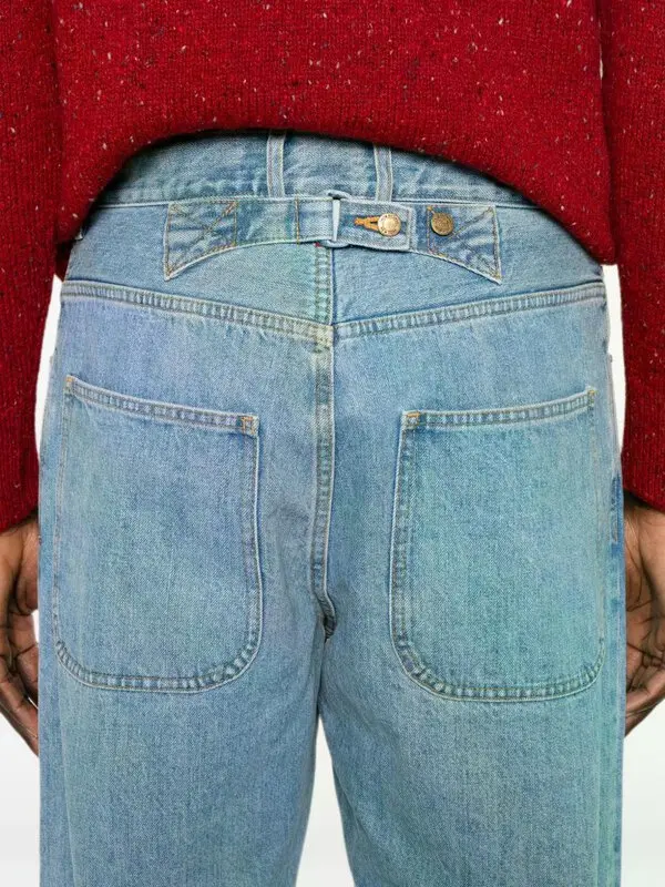 Thom Browne Five-pocket Buckle-strap Jeans