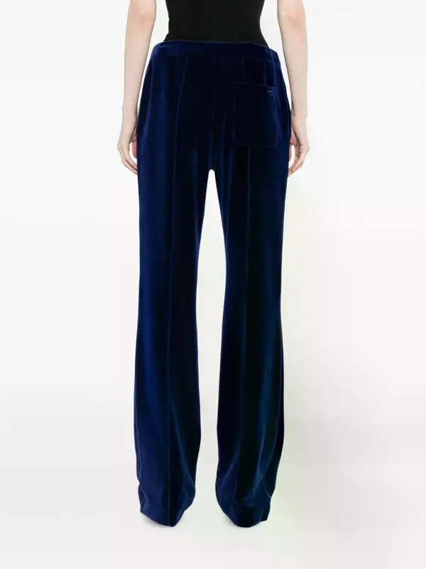 TOM FORD Velour Tonal Tf Embroidered Joggers