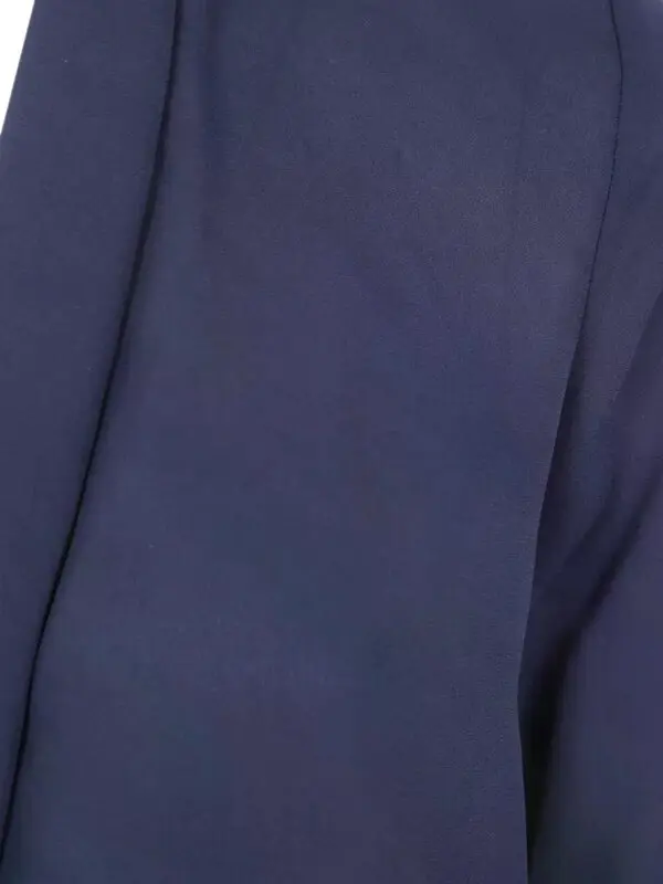 DRHOPE Wrap-style Long-sleeve Blouse