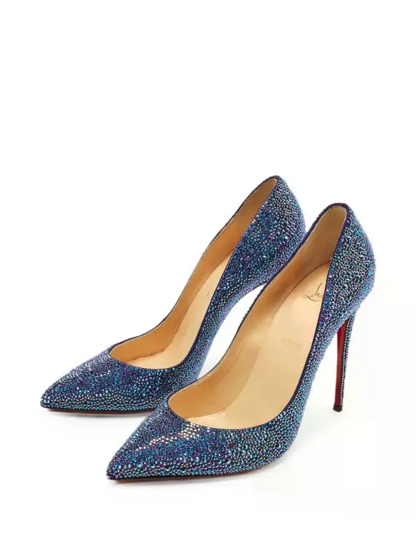 CHRISTIAN LOUBOUTIN Pigalle Crystal-embellished Pumps