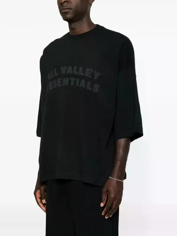 Fear Of God Logo-print Mesh T-shirt