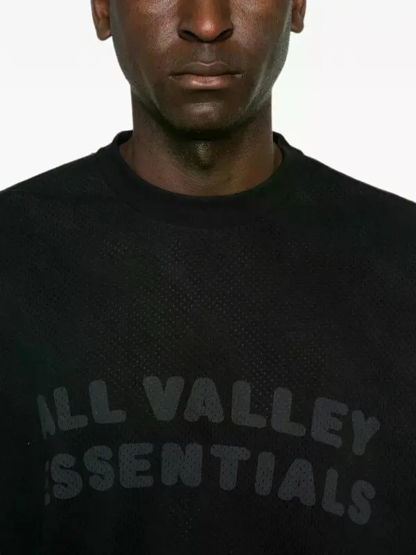 Fear Of God Logo-print Mesh T-shirt