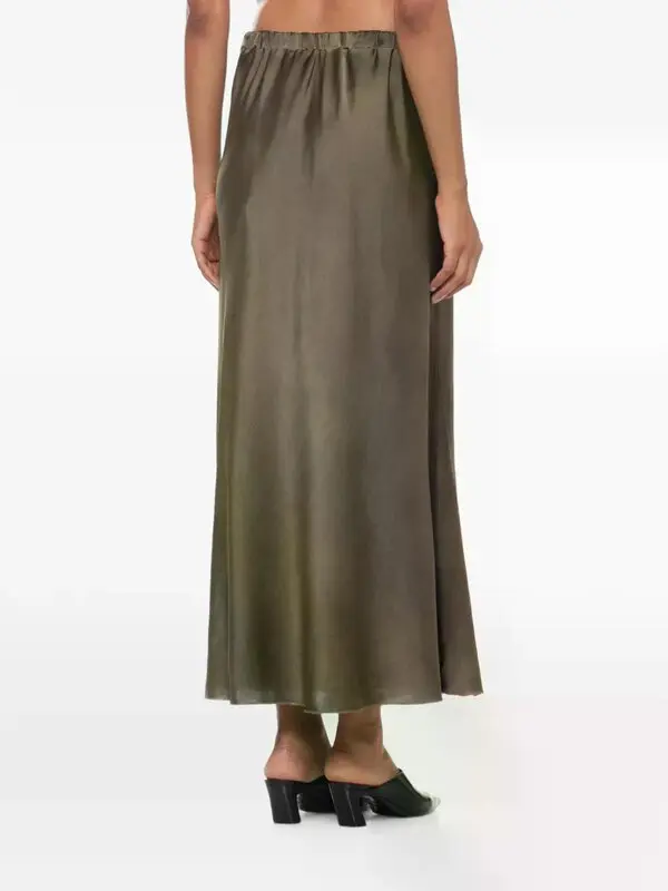 Avant Toi Satin Finish Maxi Skirt
