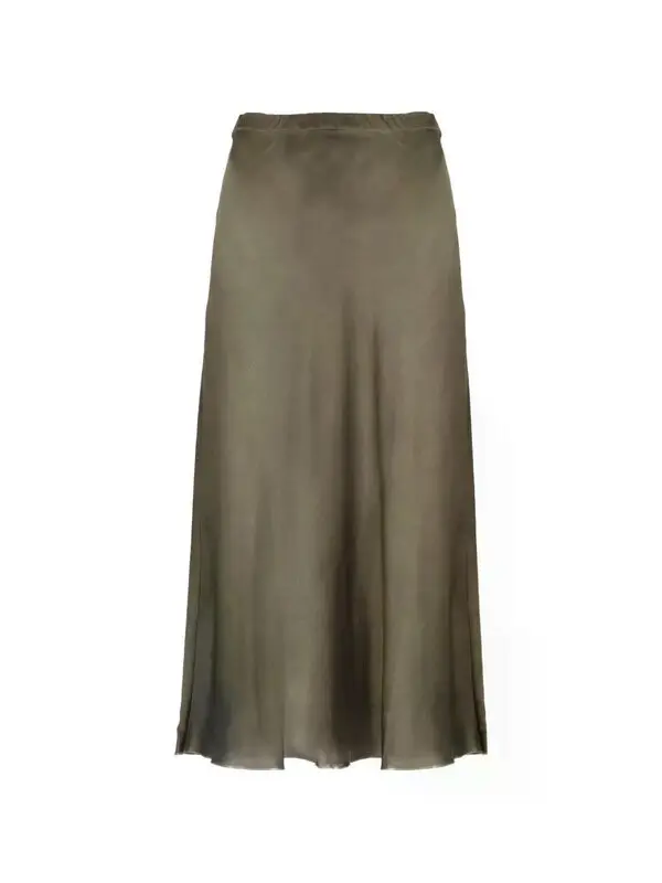 Avant Toi Satin Finish Maxi Skirt