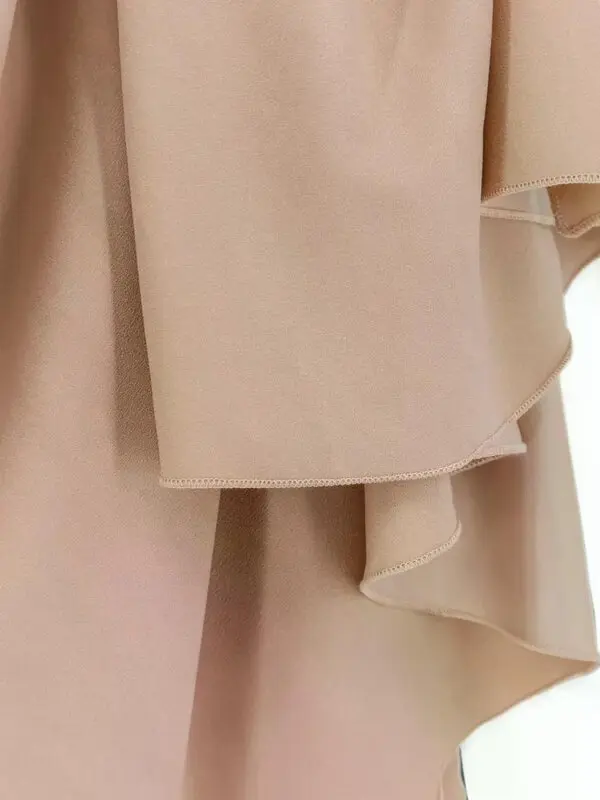 ACTUALEE Draped Satin-band Maxi Dress