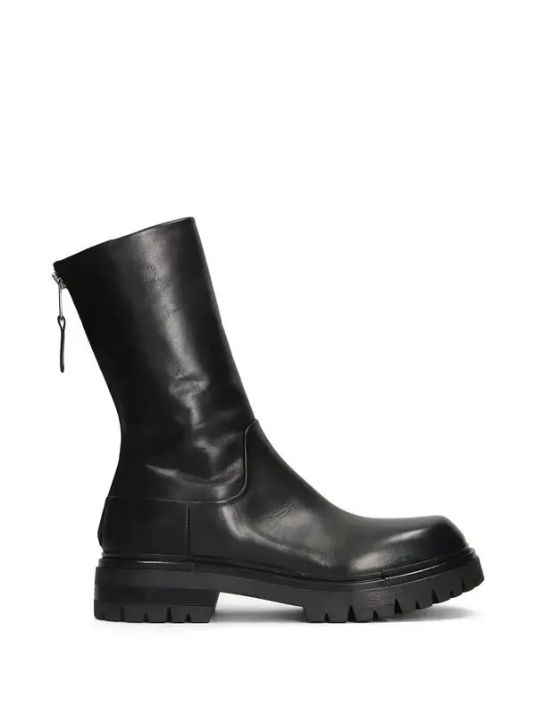 Elena Iachi Zip Leather Boots
