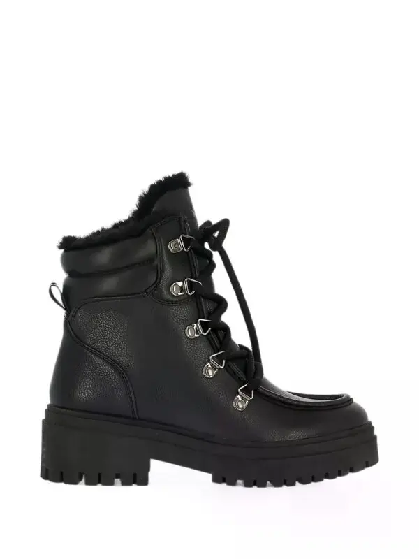 MEXX Lace-up Shearling Boots