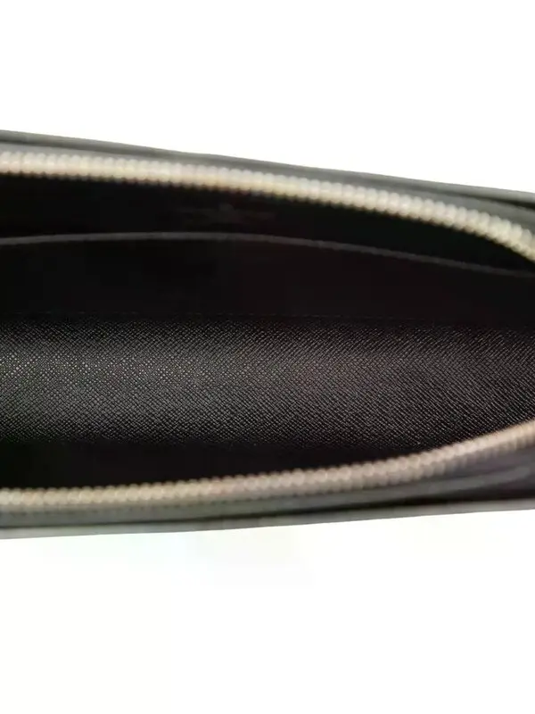 LOUIS VUITTON 2003 Taiga Pochette Baikal Clutch Bag