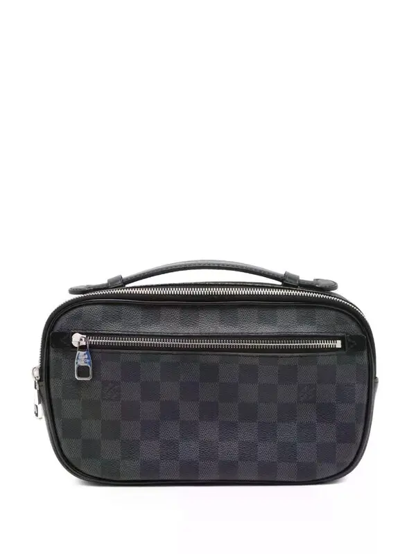 LOUIS VUITTON 2018 Damier Graphite Ambler Belt Bag